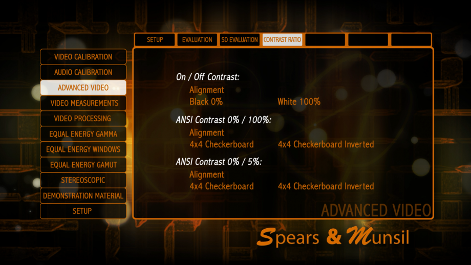 Spears & Munsil HD Benchmark 2nd Edition|Calibration|Calibration Discs